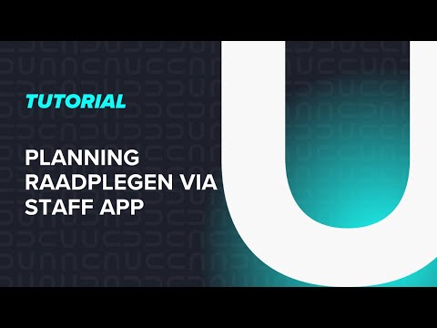 Planning raadplegen via Staff App | Tutorial