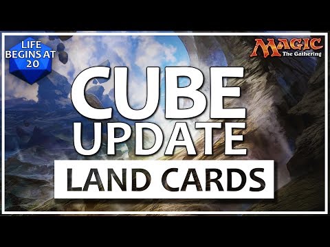 Land MTG Cube Cards Update - Massively Better Performance!! June 2017