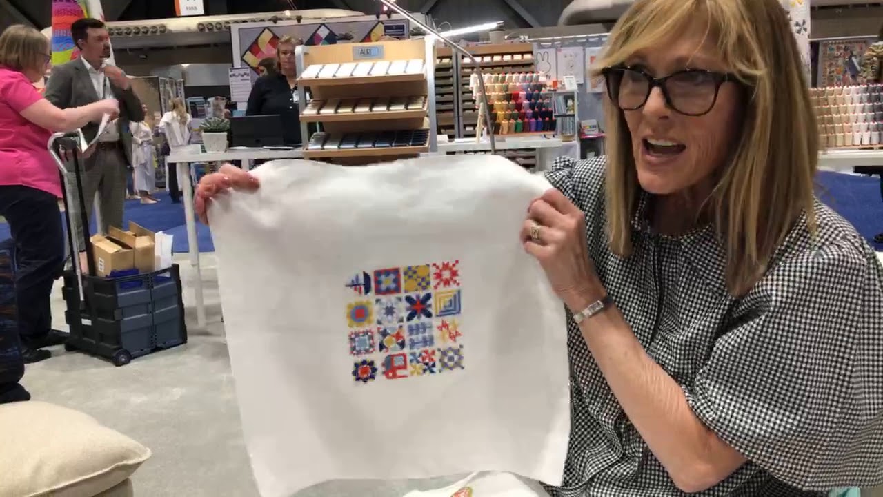 Susan Ache at Spring Quilt Market
