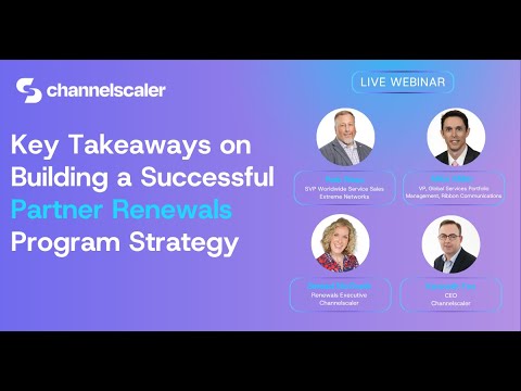Key Takeaways on Building a Successful Partner Renewals Program Strategy