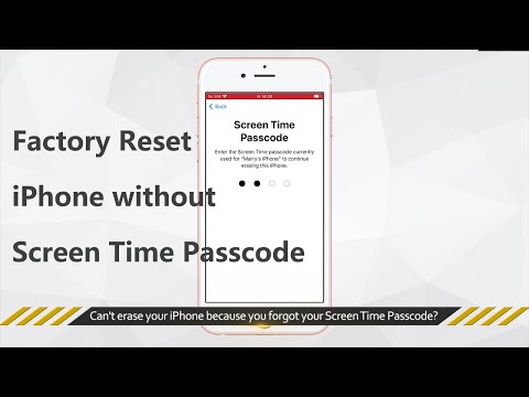 How to Factory Reset iPhone without Screen Time Passcode [4 Ways]
