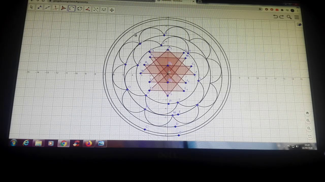 Creación de Mandala en Geogebra