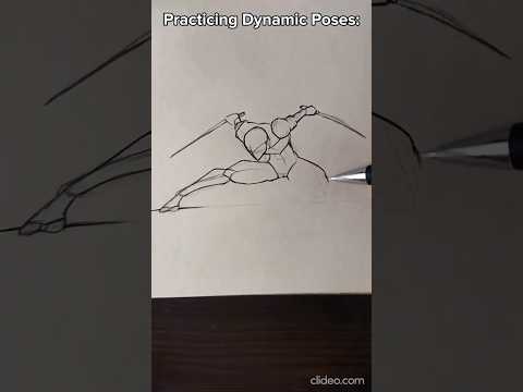 "Practicing Dynamic Poses" #shorts