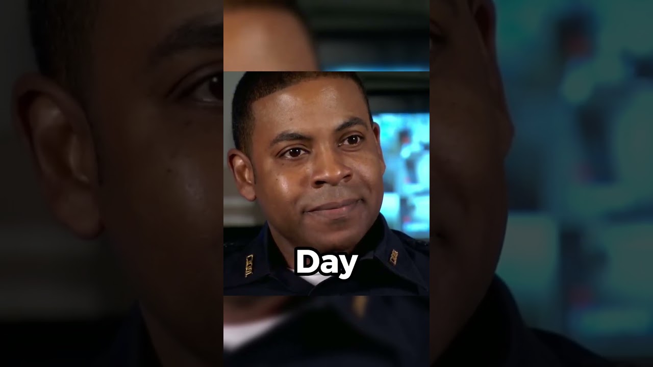 Police Officers Help An Elderly Person