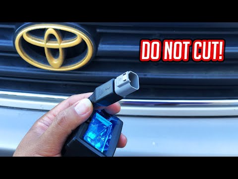 Easy dust/water proof connection for most aftermarket lights, Deutsch connectors.