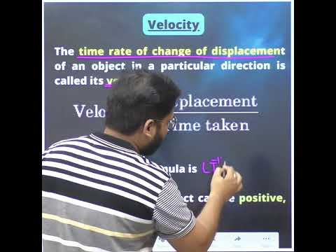 WHAT IS VELOCITY ? UNDERSTAND CONCEPT OF VELOCITY 🔥🔥 #velocity #motioninstraightline