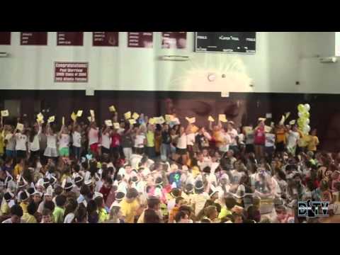 St. Mary Magdalen School students celebrate Pope Francis at rally