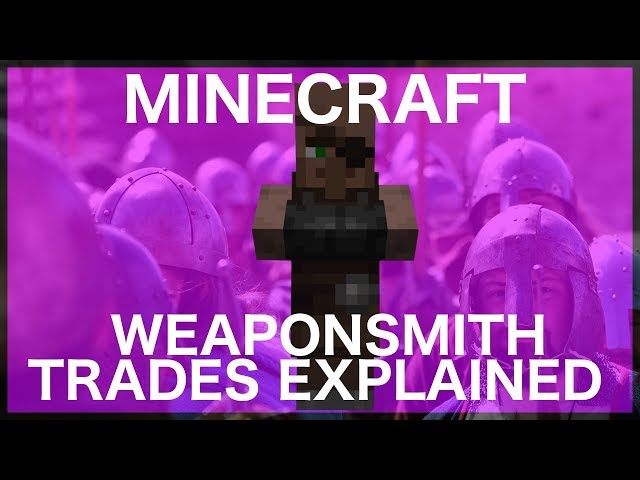 5 best weaponsmith villager trades in Minecraft