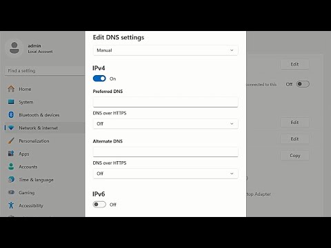 How to Change DNS Settings on Windows 11 Computer | Add public DNS ip