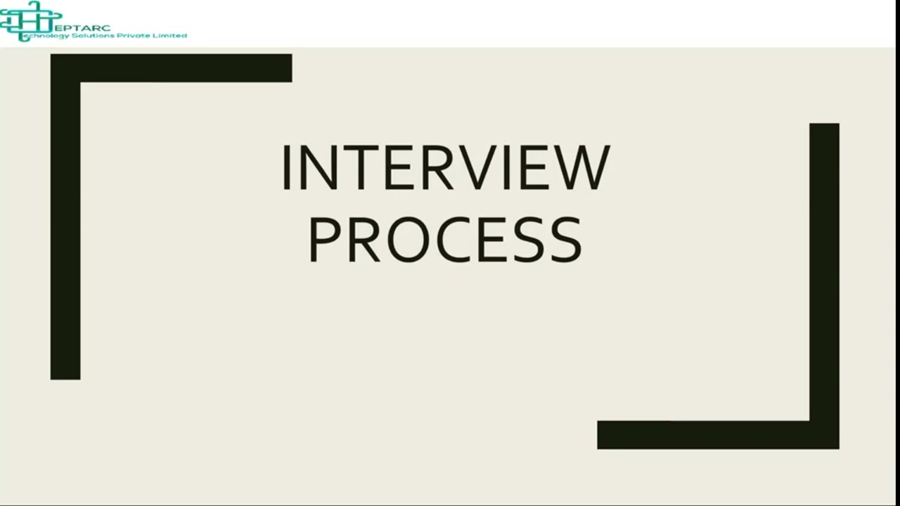 HR's guide to an Inteview Process