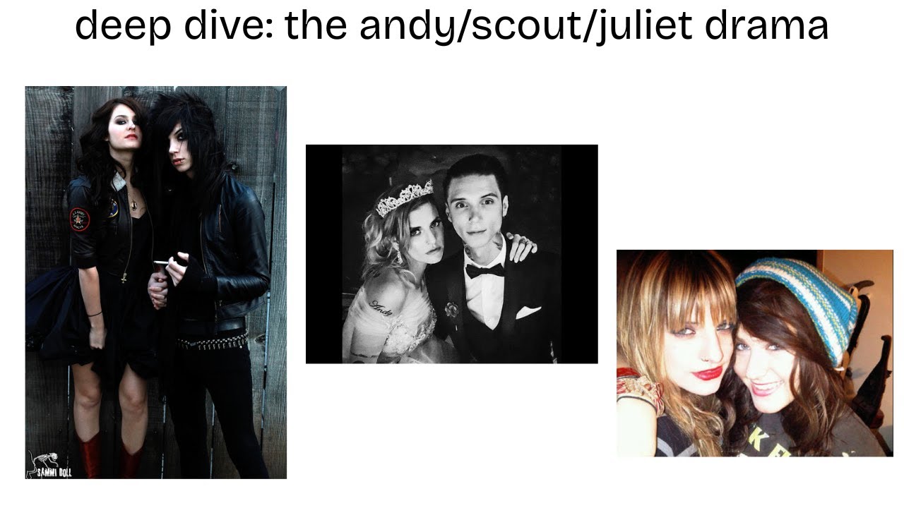 Remember...the drama with Andy Biersack, Scout Taylor-Compton, and Juliet Simms?