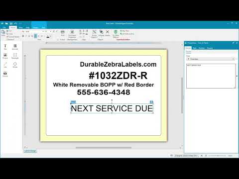 Custom Label Templates for Zebra Printers