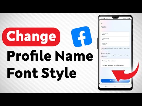 How to Change Font Style in Facebook Profile Name - Full Guide