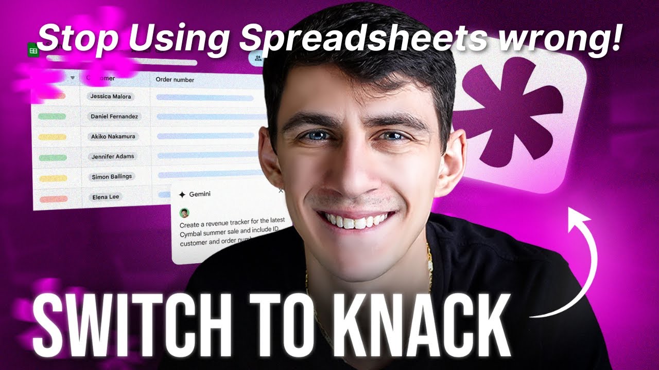 Convert Excel and Google Sheets Data into a No Code AI Database