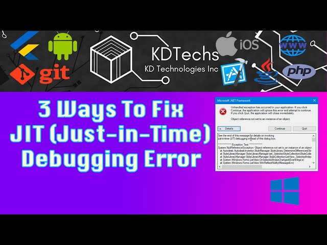 What is Just-In-Time Debugging | Ai Basics | Ai Online Course