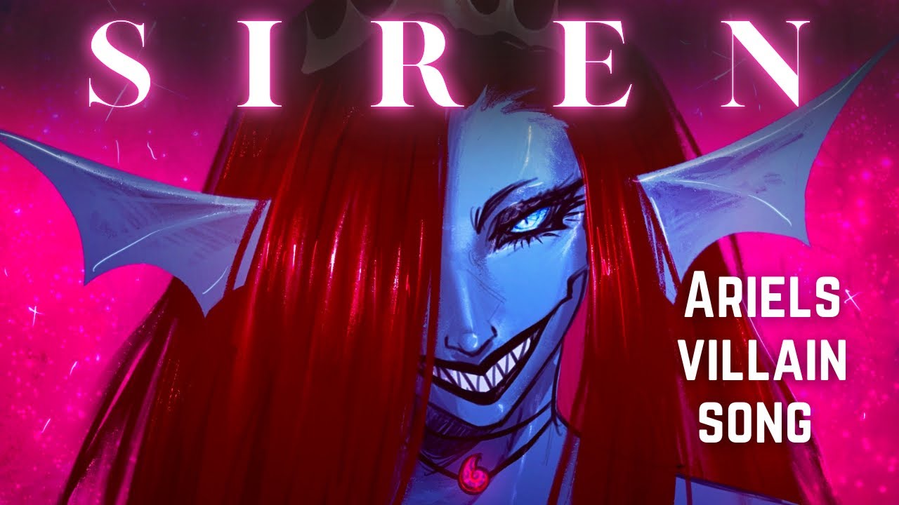 ARIELS VILLAIN SONG - Siren | ANIMATIC | Original song by Lydia the Bard and @tonyhalliwellmusic