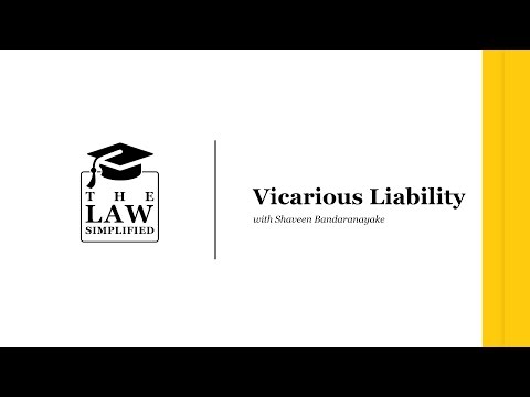 Tort Law - Vicarious Liability (Preview)
