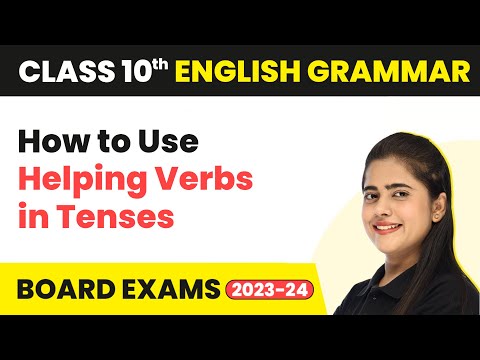 English Grammar: How to Use Helping Verbs in Tenses Video Lecture ...
