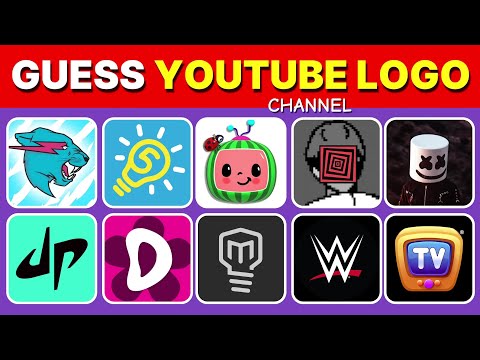 Guess the YouTube Channel Logo in 5 Seconds | YouTuber Logo Quiz