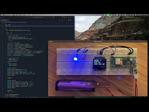 Mobile weather station homework