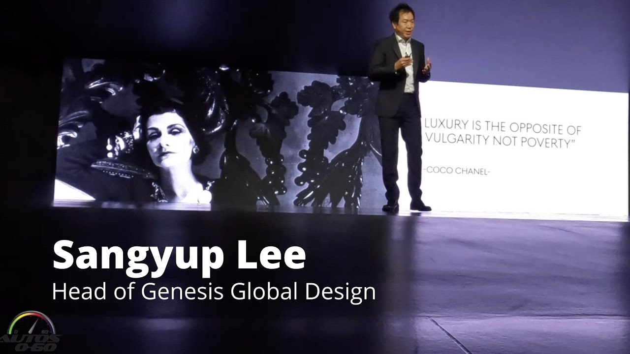 Genesis design philosopby by Global Director Sangyup Lee