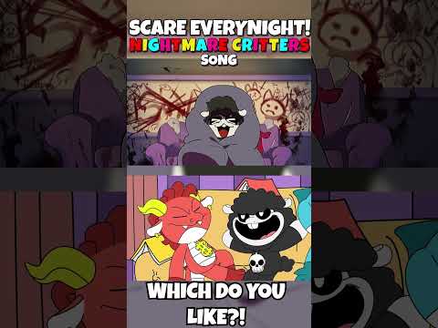 SCARE Everynight! (Nightmare Critters Theme Song) Poppy Playtime Baba X Simon Spot The Difference 2