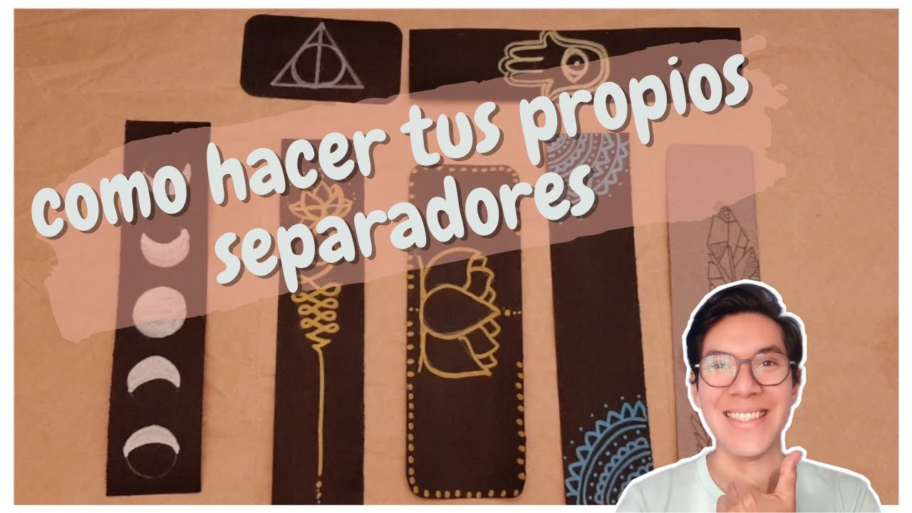 CÓMO HACER TUS PROPIOS SEPARADORES DE LIBROS 🌟 * LEOANRDO SNAUTICO*