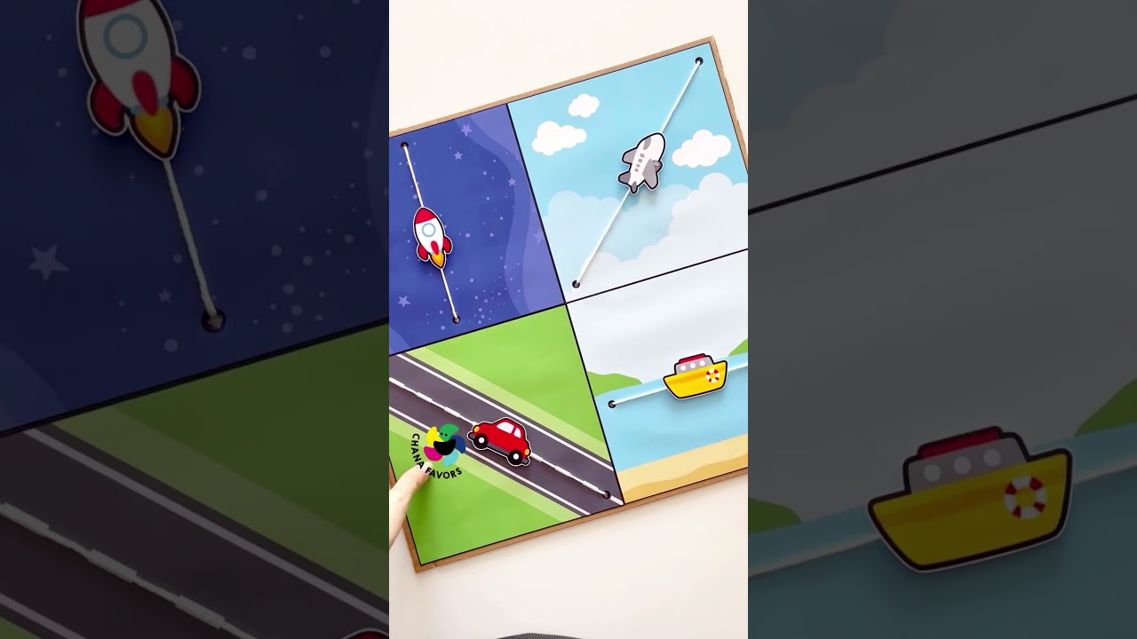 Kids Activity 🧩 | Transportation Quest #printables #chanafavors #kidsactivities #earlylearning