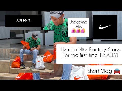 VLOG ft My Father 🛍| Went to @nike factory store for the first time 🔥