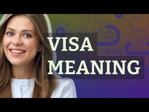 Visa | meaning of Visa