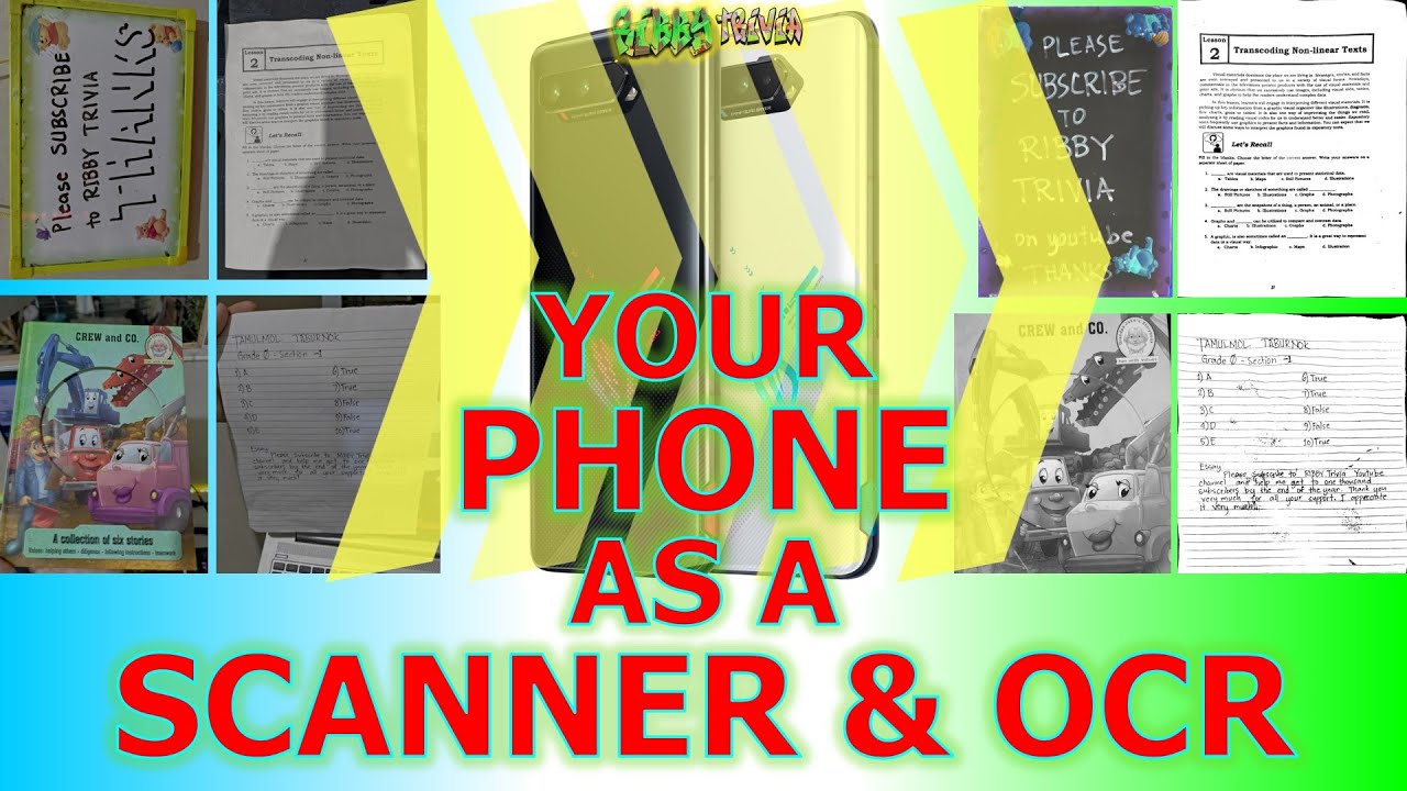 Phone as a Scanner and OCR