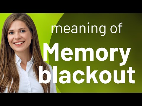 Understanding "Memory Blackout": An English Phrase Explained