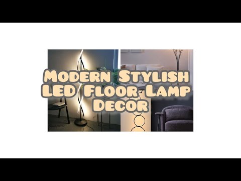 Unique Stylish LED Floor Lamp Stand Decor that will make a Statement in your home |Modern Home Decor