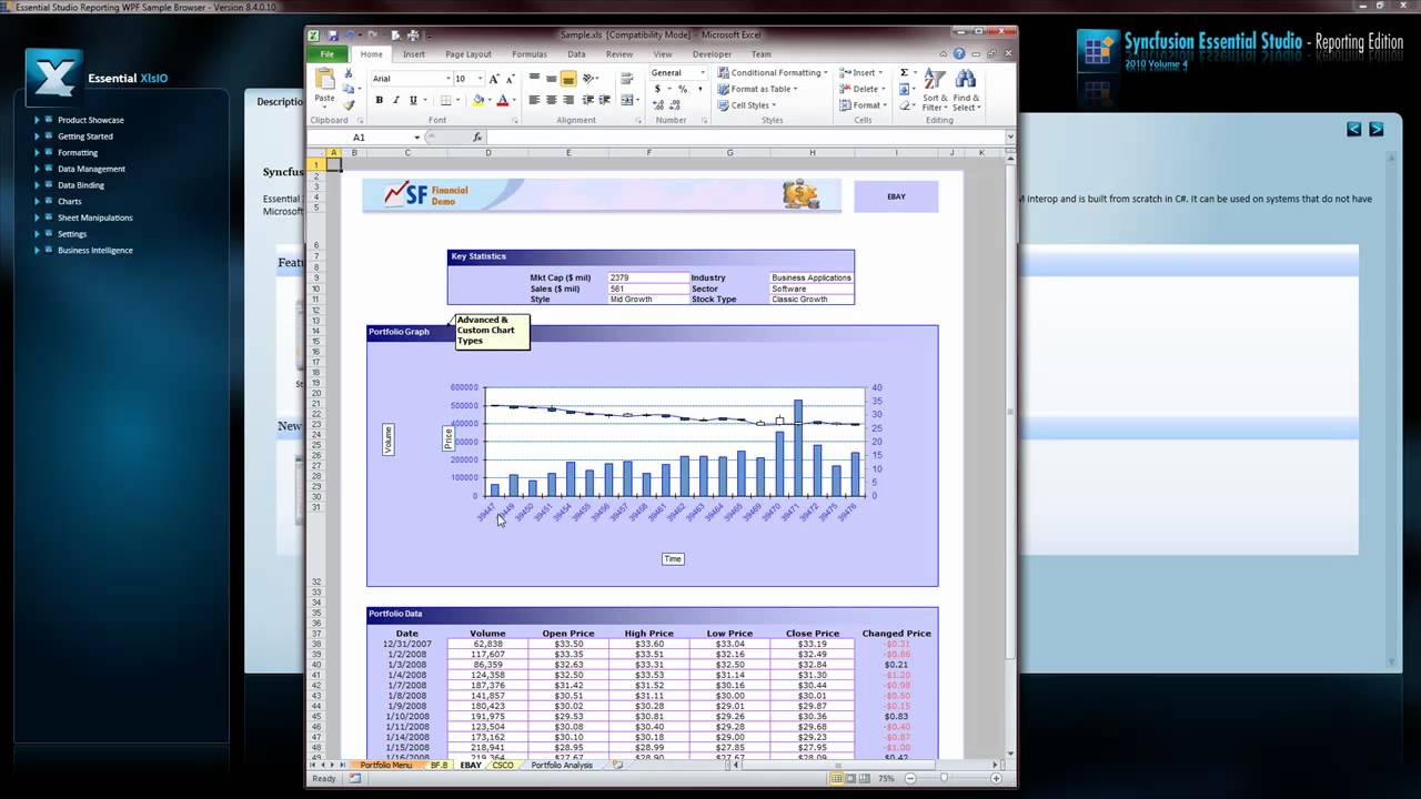 Syncfusion -  WPF Reporting Tools quick overview