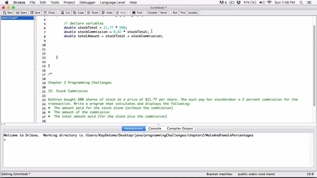2.15. Stock Commission - Java