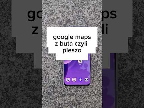 google maps piesza nawigacja #android #google #mapy #googlemaps #marsz #tip #samsunhg #motorola