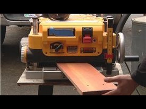 Home Remodeling Tools : How to Use a Portable Surface Planer