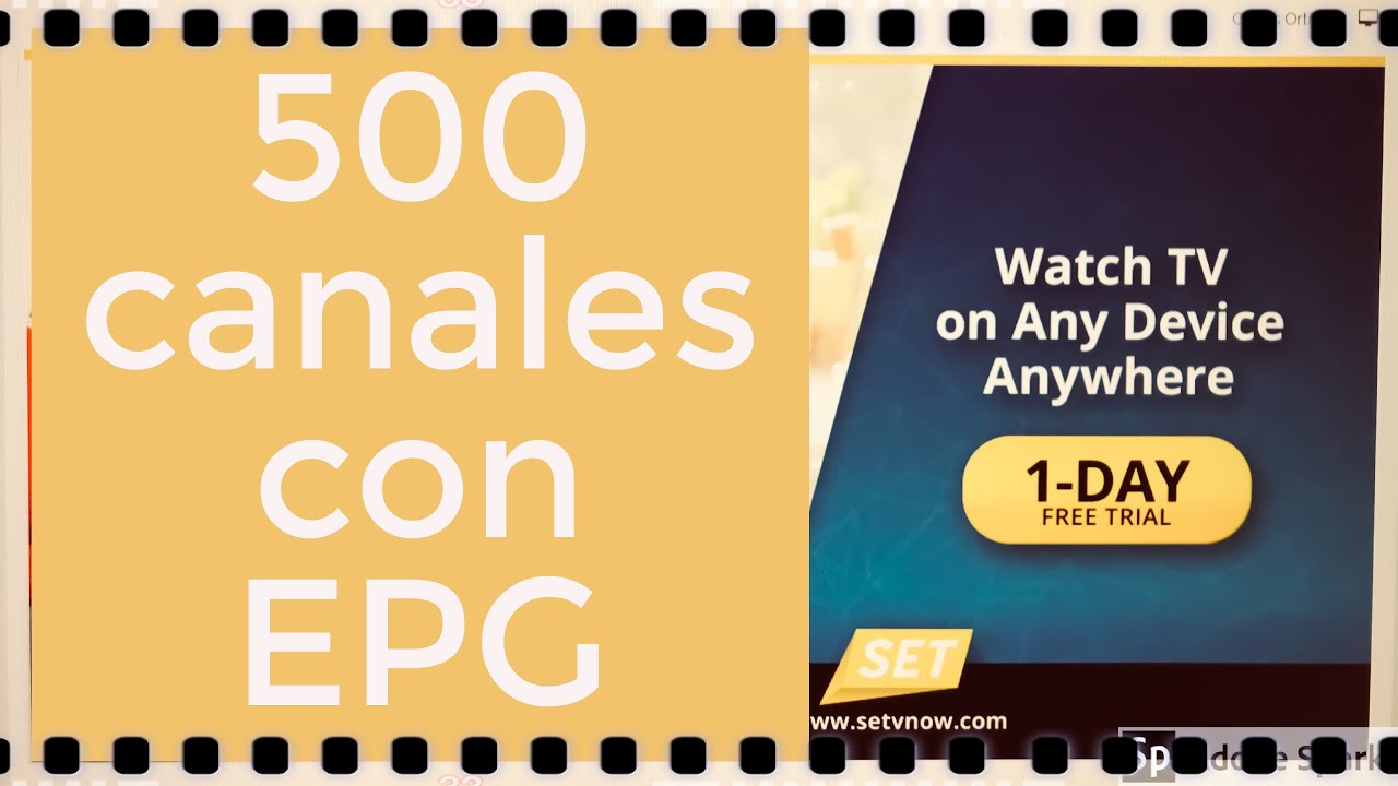 500 canales con guia de programacion EPG sin listas HD iptv latino 4K estable facil de utilizar 2018