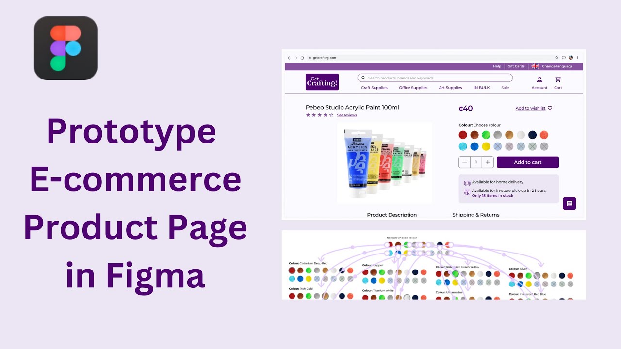 Prototyping E-commerce Product Selection | Figma Tutorial