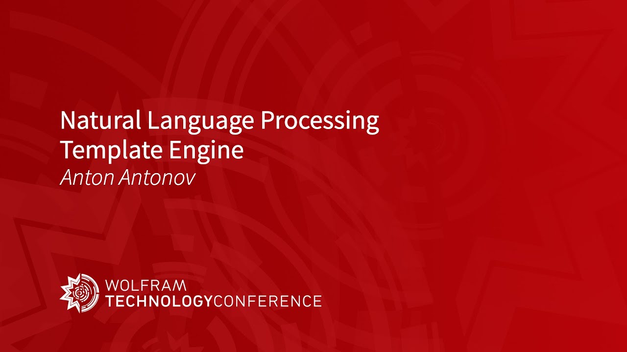 Natural Language Processing Template Engine