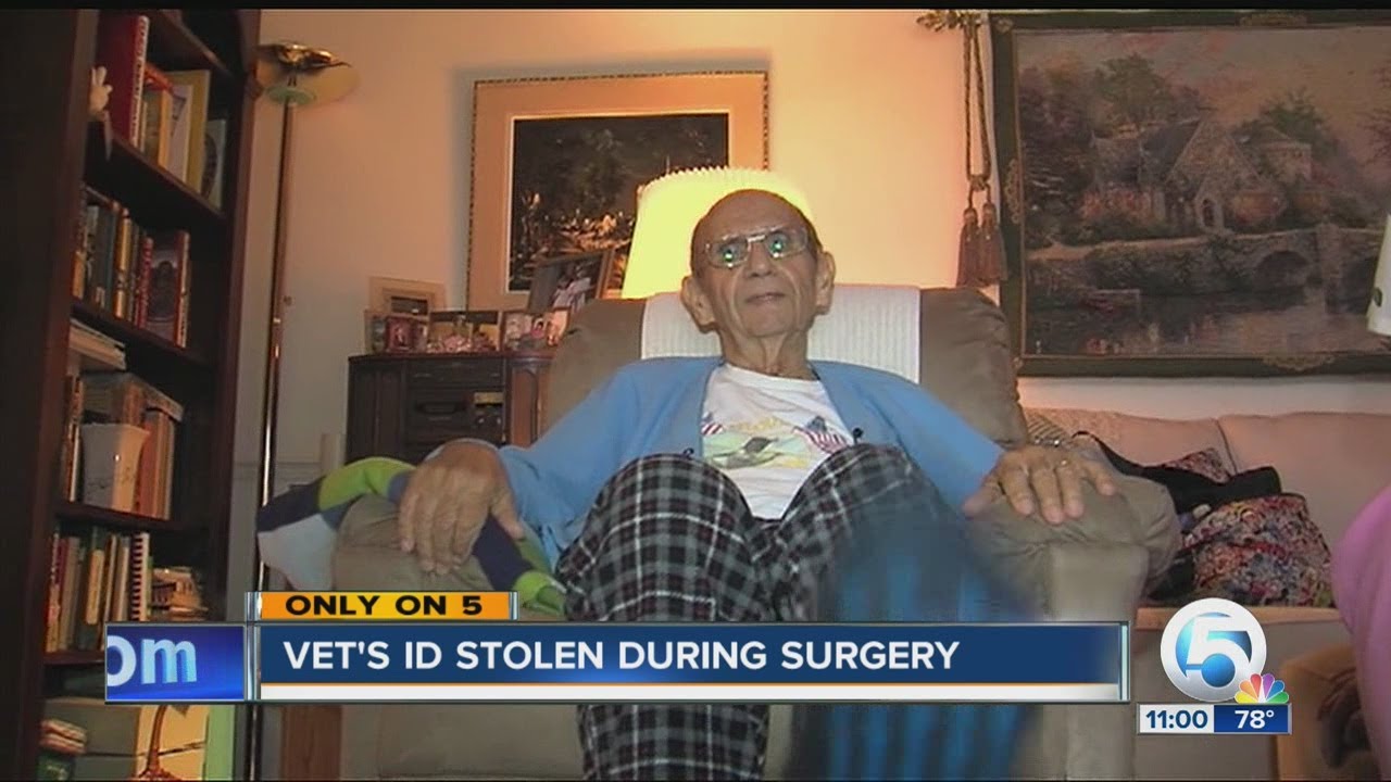 Vet's ID stolen during surgery