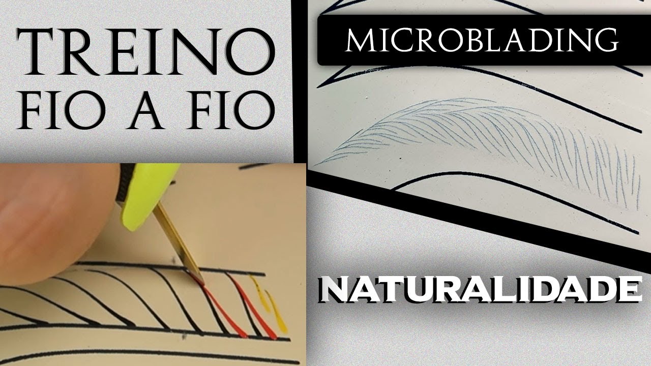 Micropigmentação Fio a Fio - AULA completa (treino)
