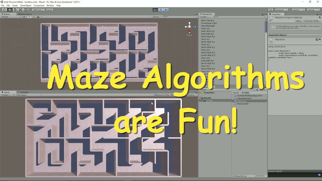 Creating 3d maze game - Questions & Answers - Unity Discussions
