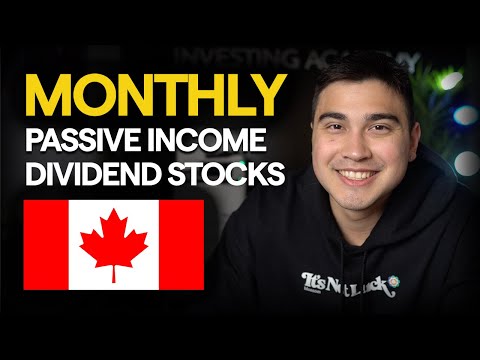 3 Canadian MONTHLY DIVIDEND Paying Stocks