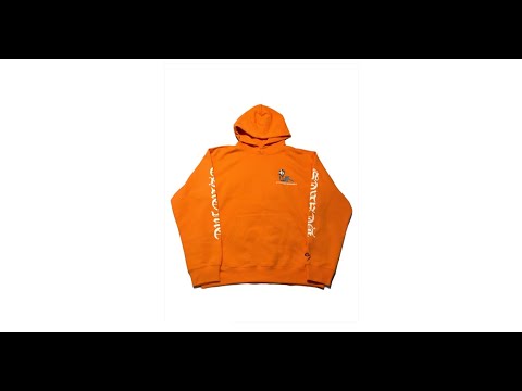 Orange Chrome Hearts Matty Boy Link & Build Hoodie from RepDog
