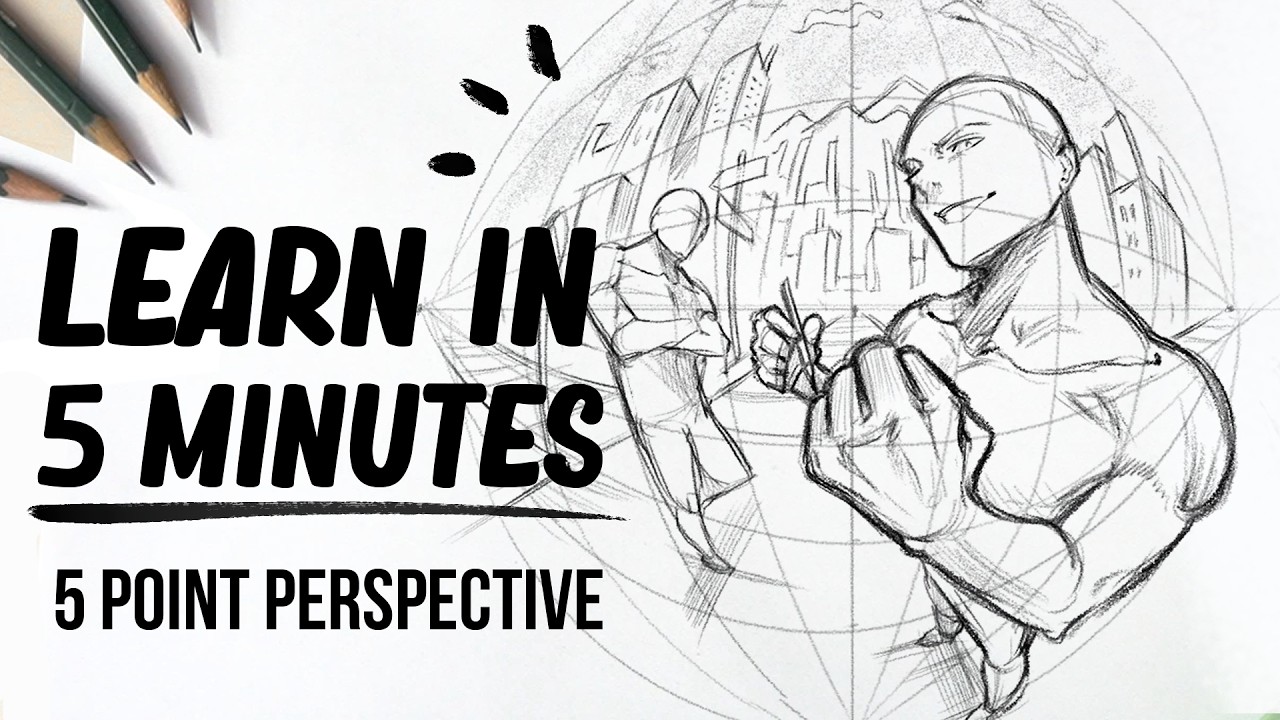 The Secret Behind Five Point Perspective Drawings | Tutorial