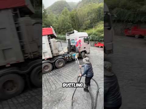 "Mastering the Road: A Heavy Truck's Precision in Urban Terrain" #TruckEngineering #Urban #Truck