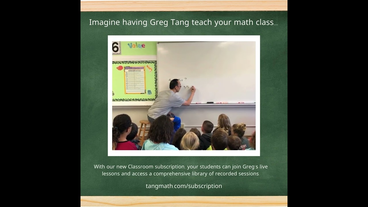 Greg Tang teaches multiplication