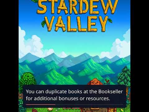 Discovering the Bookseller in Stardew Valley