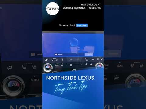 How to Open Your Radio Favorite Screen by Voice Command - Lexus Tiny Tech Tip #shorts